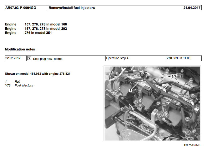 Code P0201, Misfire Injector, How to Replace the Injector?