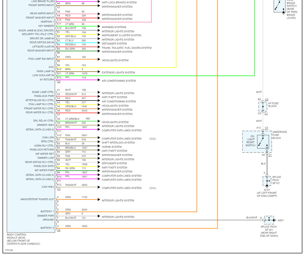 Body Control Module Wiring Diagram Needed?: I Need a Detailed ...