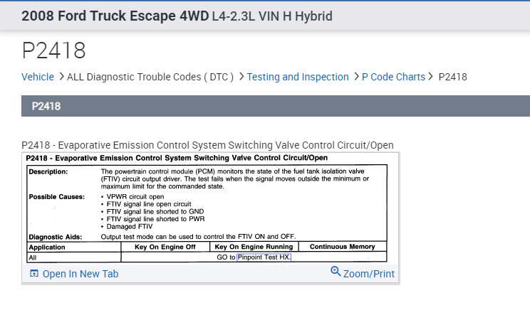 Code P2418 Issue?: I've Had This Code for Over a Year. I&...