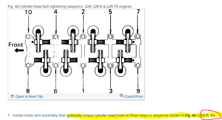 What Are the Head Bolts Torque Specs?