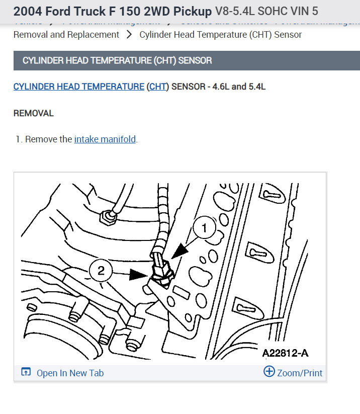 Coolant Temperature Sensor Location for Replacement?: Does My ...