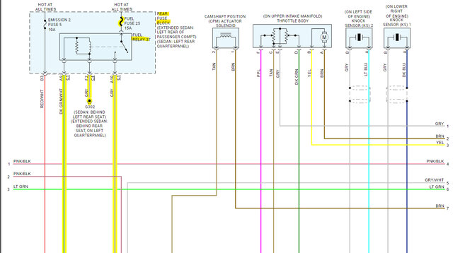 Can I Get the Fuel Pump Color Coded Wiring Diagram?