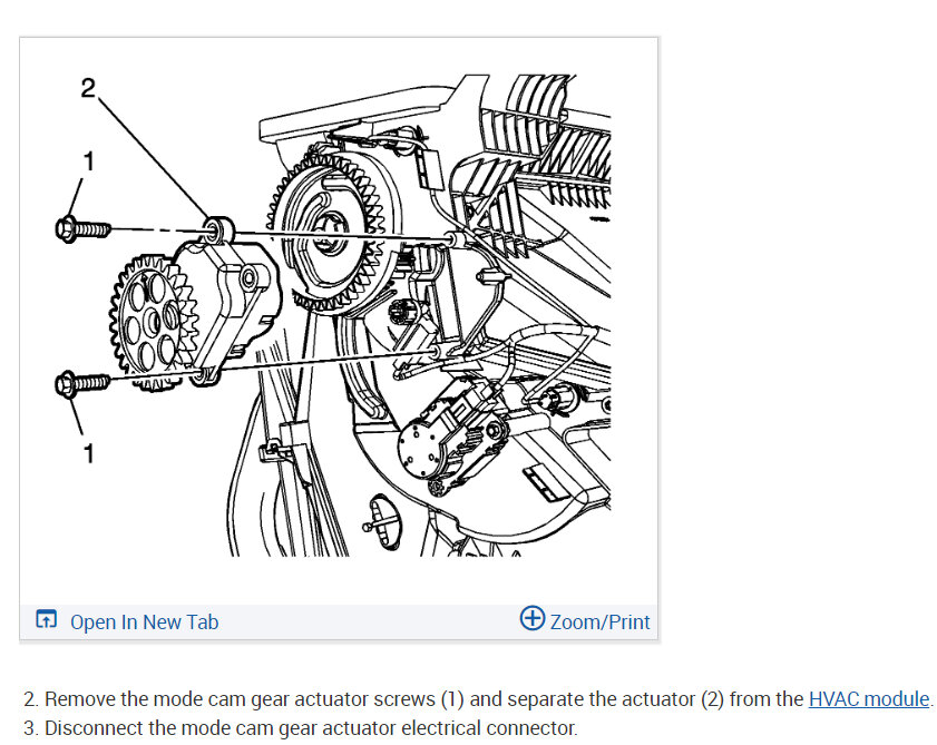 Where Is the Mode Door Actuator Located and How to Replace It?