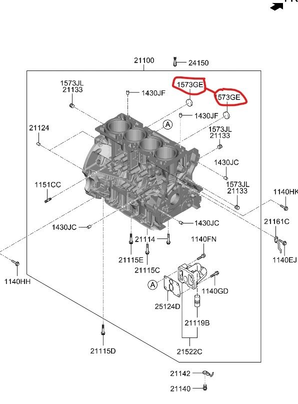 Where Are the Water Jacket Core Plugs Located?