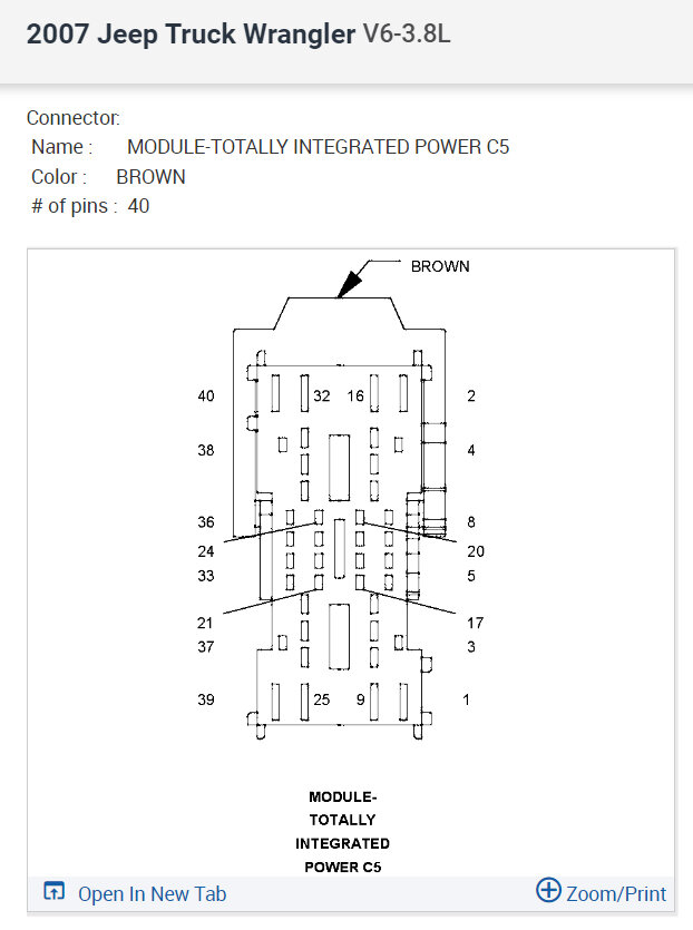TIPM C5 and C6 Wire Connecting Diagram Needed?