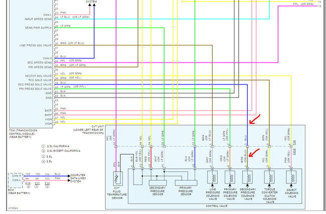 Code P0776, Where Is the Pressure Control Solenoid B Located?