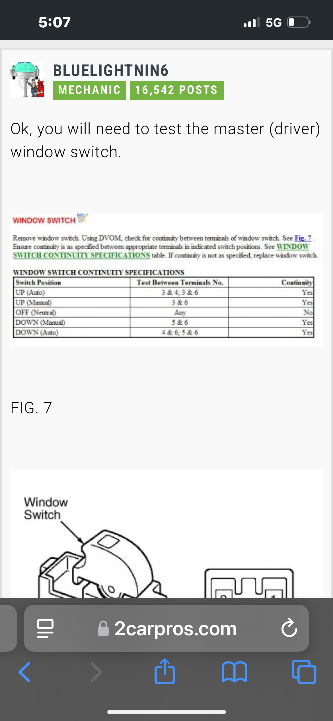 Front Driver Window Failure?: Window Won’t Roll Down, so I ...